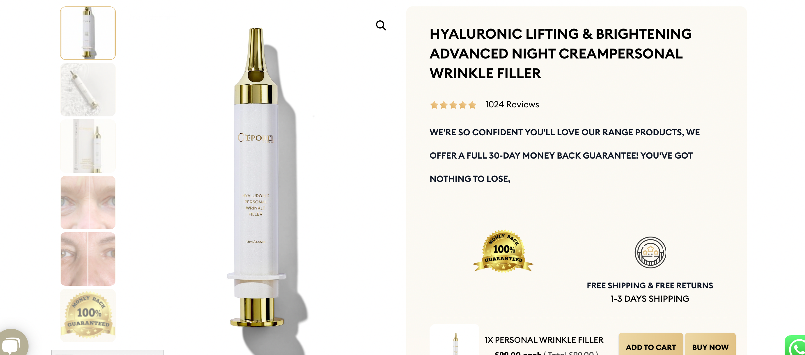 Unveiling the Magic: Instant Wrinkle Filler Cream for Timeless Beauty ...